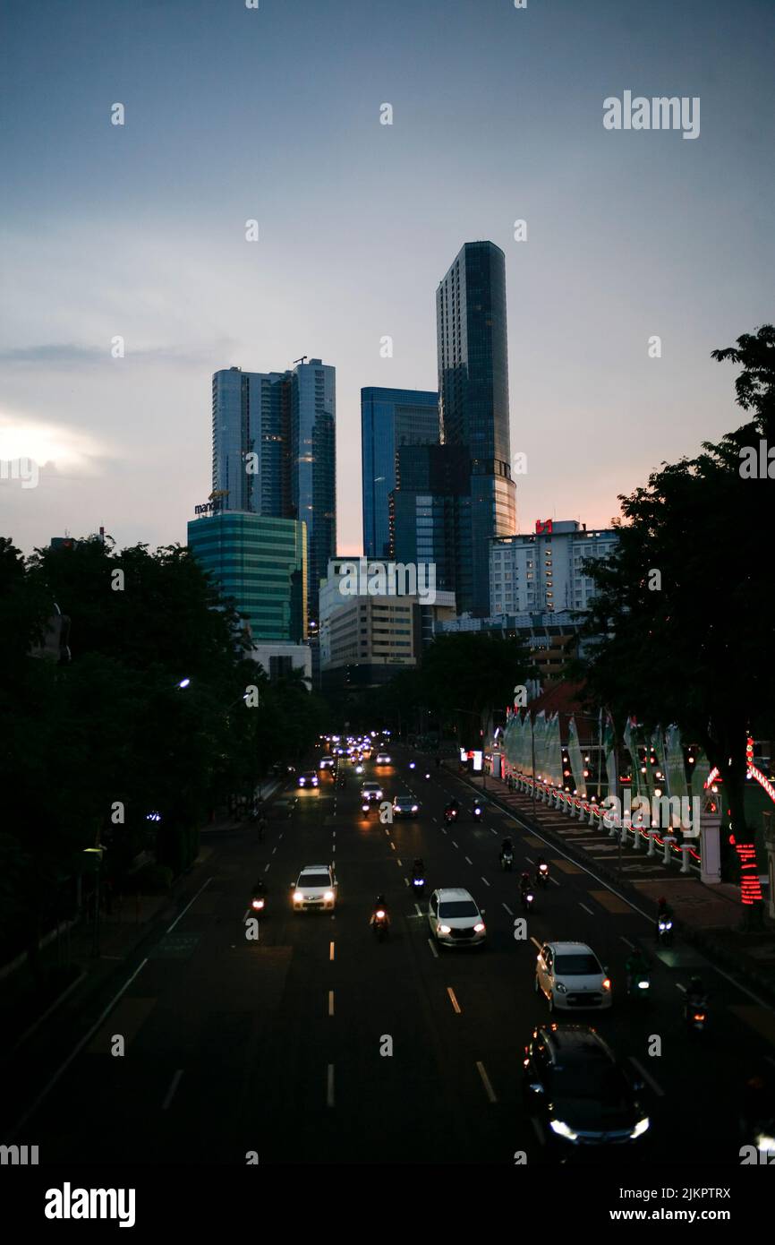 City traffic near Alun- Alun in central Surabaya area Stock Photo - Alamy