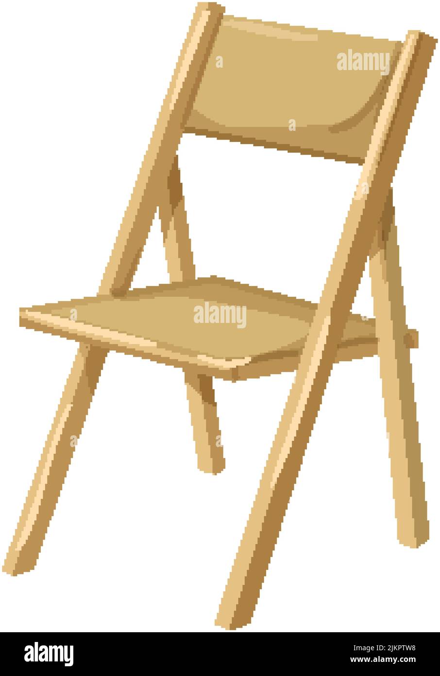 furniture folding chair cartoon. furniture folding chair sign. isolated ...
