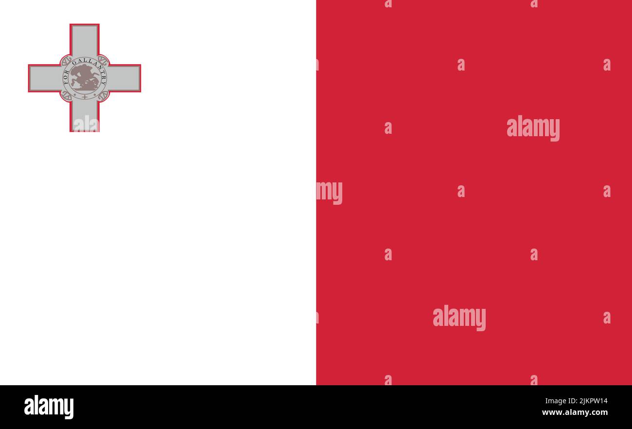 Vector Illustration Of The Flag Of Malta Stock Vector Image And Art Alamy