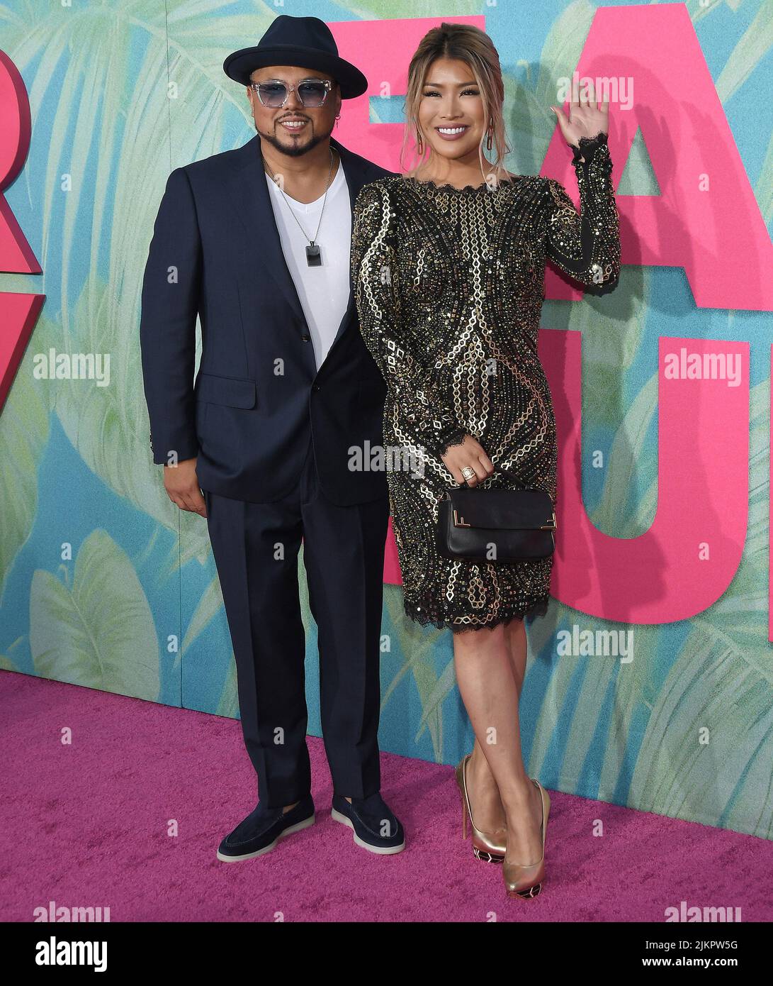 Los Angeles, USA. 02nd Aug, 2022. (L-R) Joey Guila and Jiaoying Summers ...