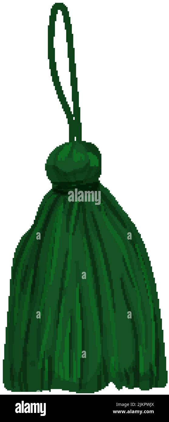 brush tassel rope cartoon vector illustration Stock Vector Image & Art ...