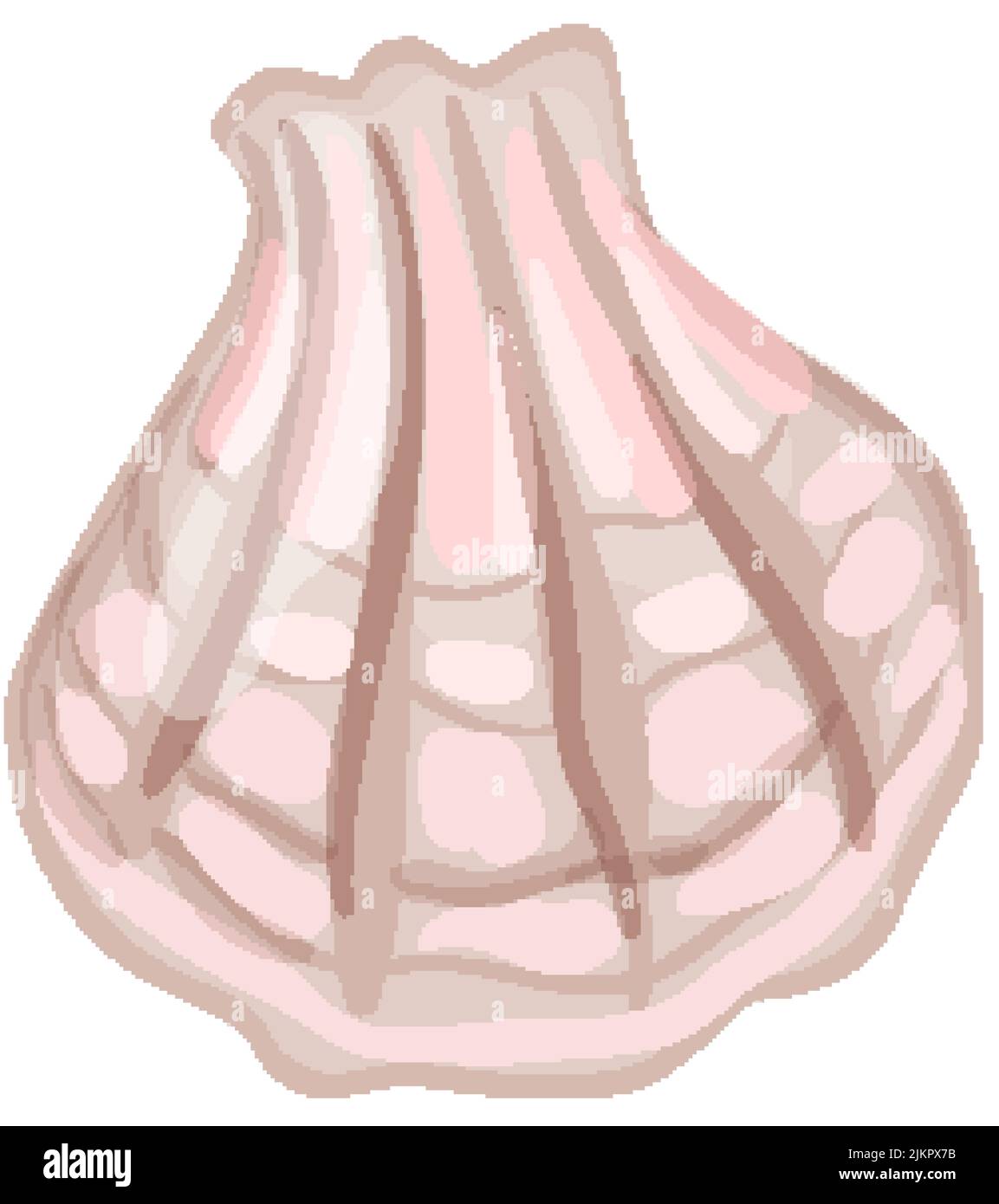 spiral sea shell cartoon vector illustration Stock Vector Image & Art ...