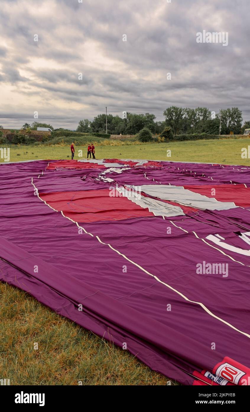 Hot air balloon ride over Bath Stock Photo - Alamy