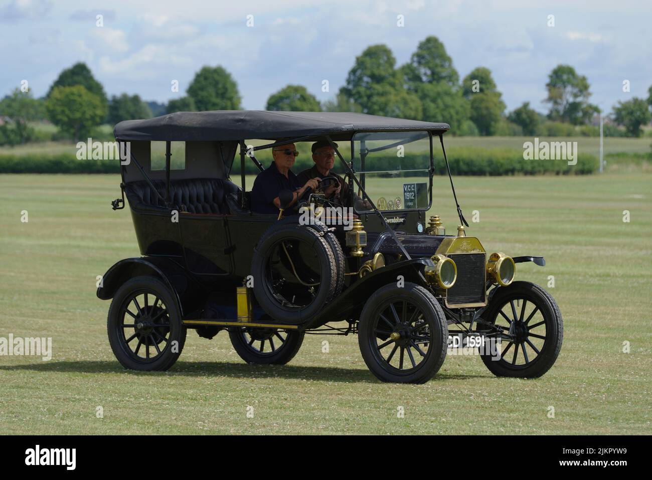 Ford Model T, CD 1591, Shuttleworth Air Display, Old Warden, England ...