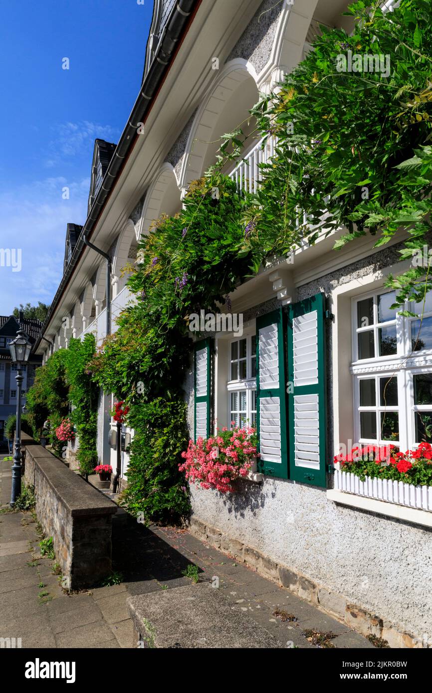 Typical workers cottages, hourses in Kleiner Markt, architecture at ...