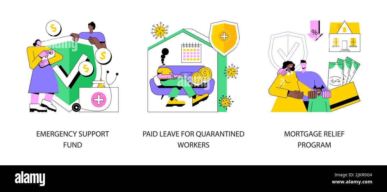 Emergency paid leave Stock Vector Images - Alamy