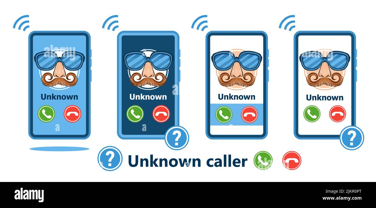 Unknown number phone call, incoming anonymous caller on mobile phone ...