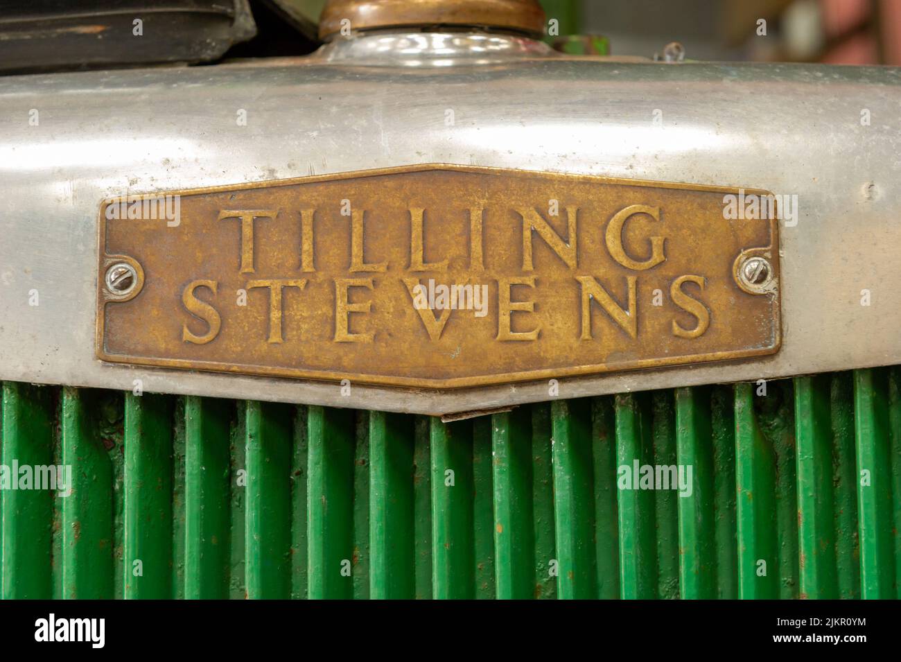 Tilling Stevens Bus Manufacturer Badge Stock Photo - Alamy