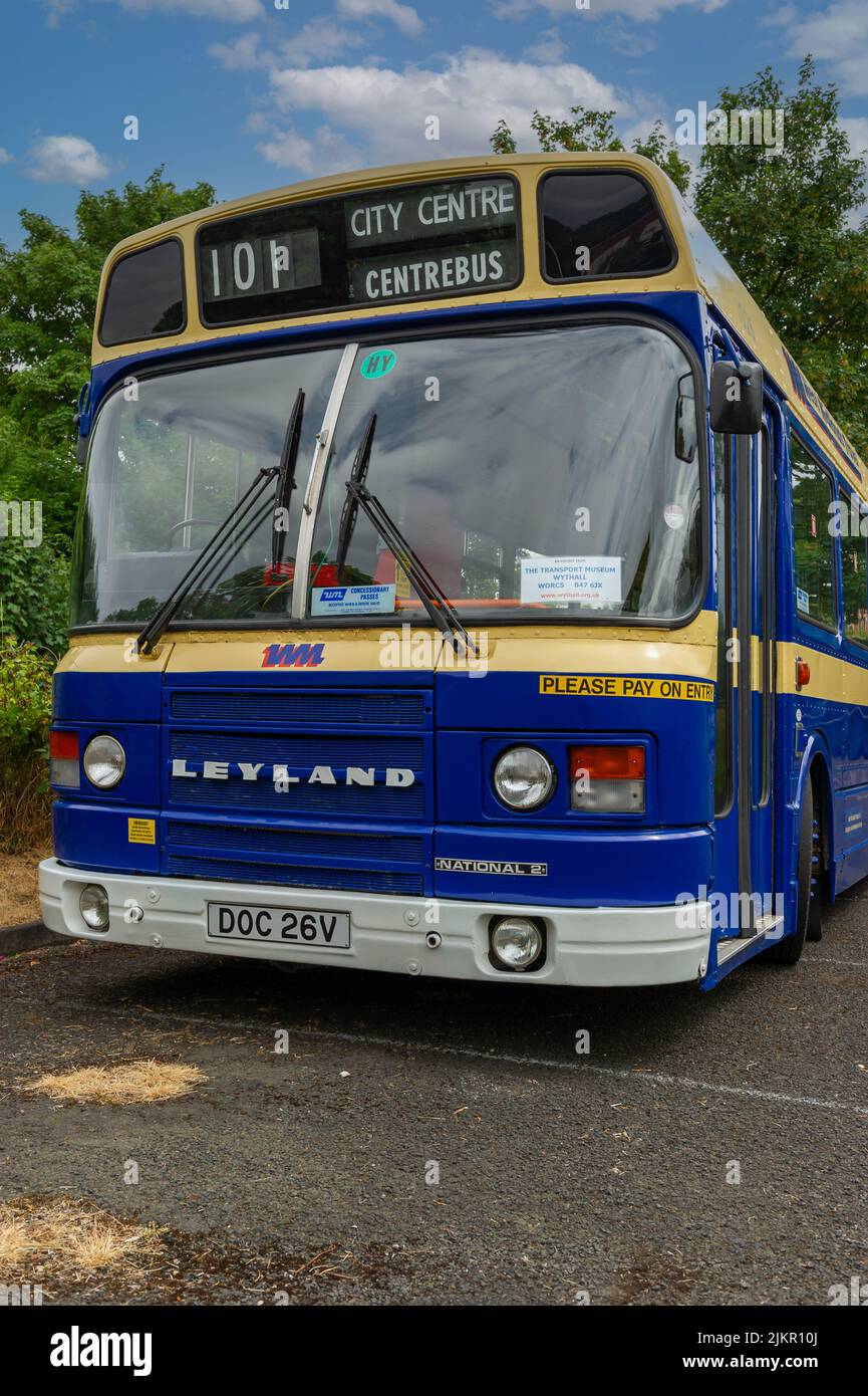 West Midlands Leyland National Single-Decker bus at the Wythall ...