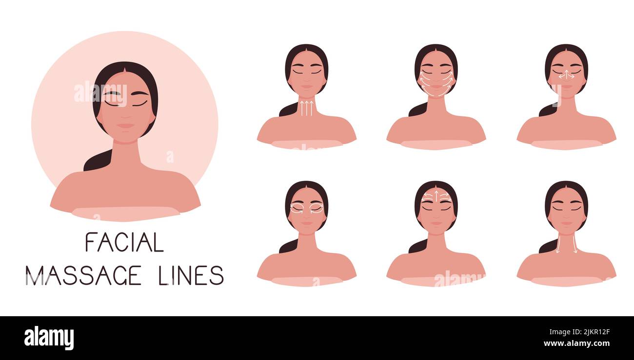 Facial and skin treatment Cut Out Stock Images & Pictures - Alamy