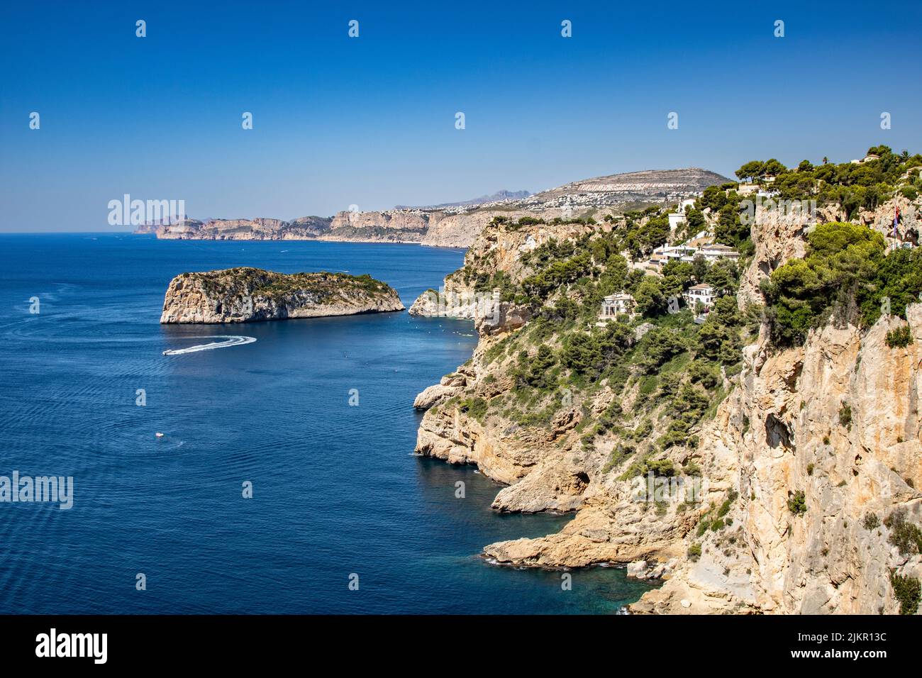 View towards Granadella from Cap de la Nau (Cabo de la Nao), Java ...