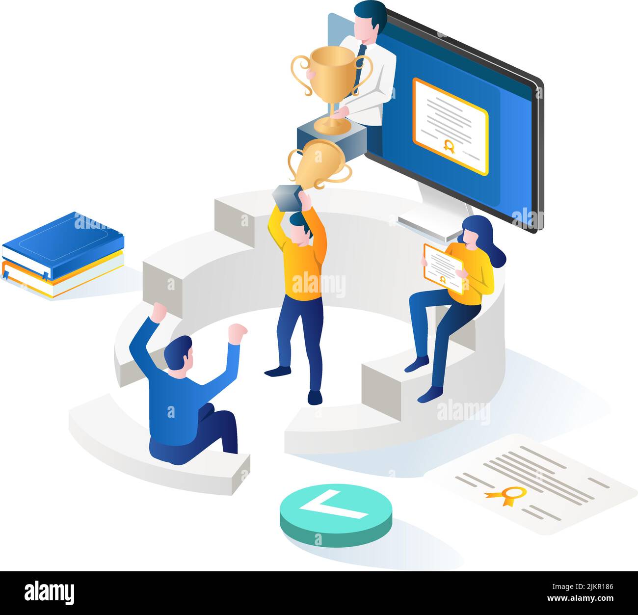 First prize school medal Stock Vector Images - Alamy