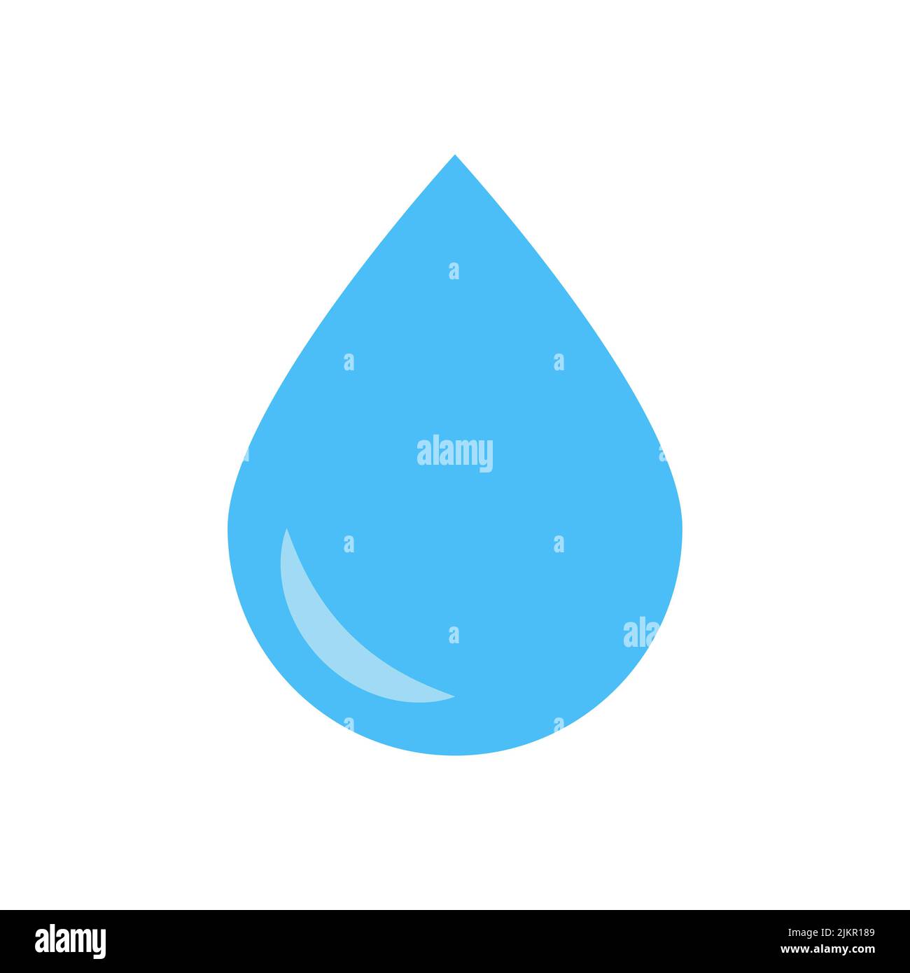 Water drop vector icon on white background Stock Vector Image & Art - Alamy