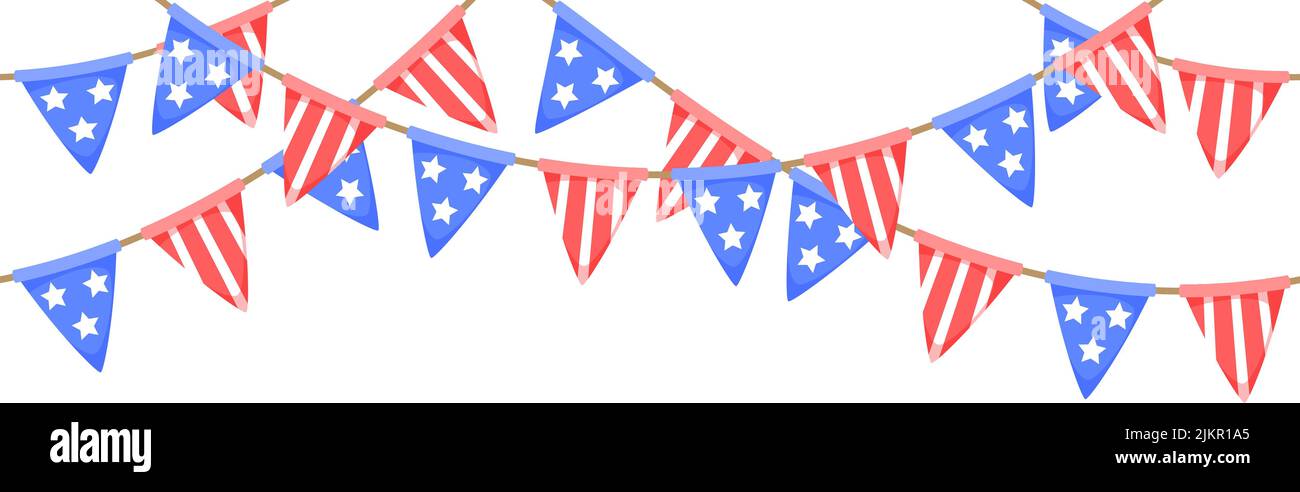 Seamless vector american flag hi-res stock photography and images - Alamy