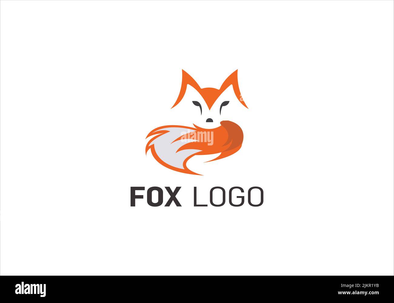 unique fox logo design Stock Vector Image & Art - Alamy