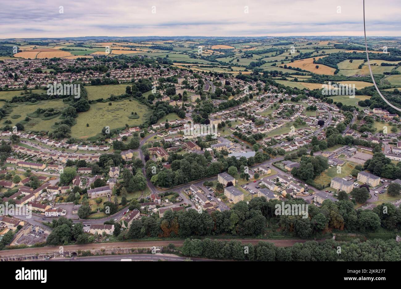 Hot air balloon ride over Bath Stock Photo - Alamy