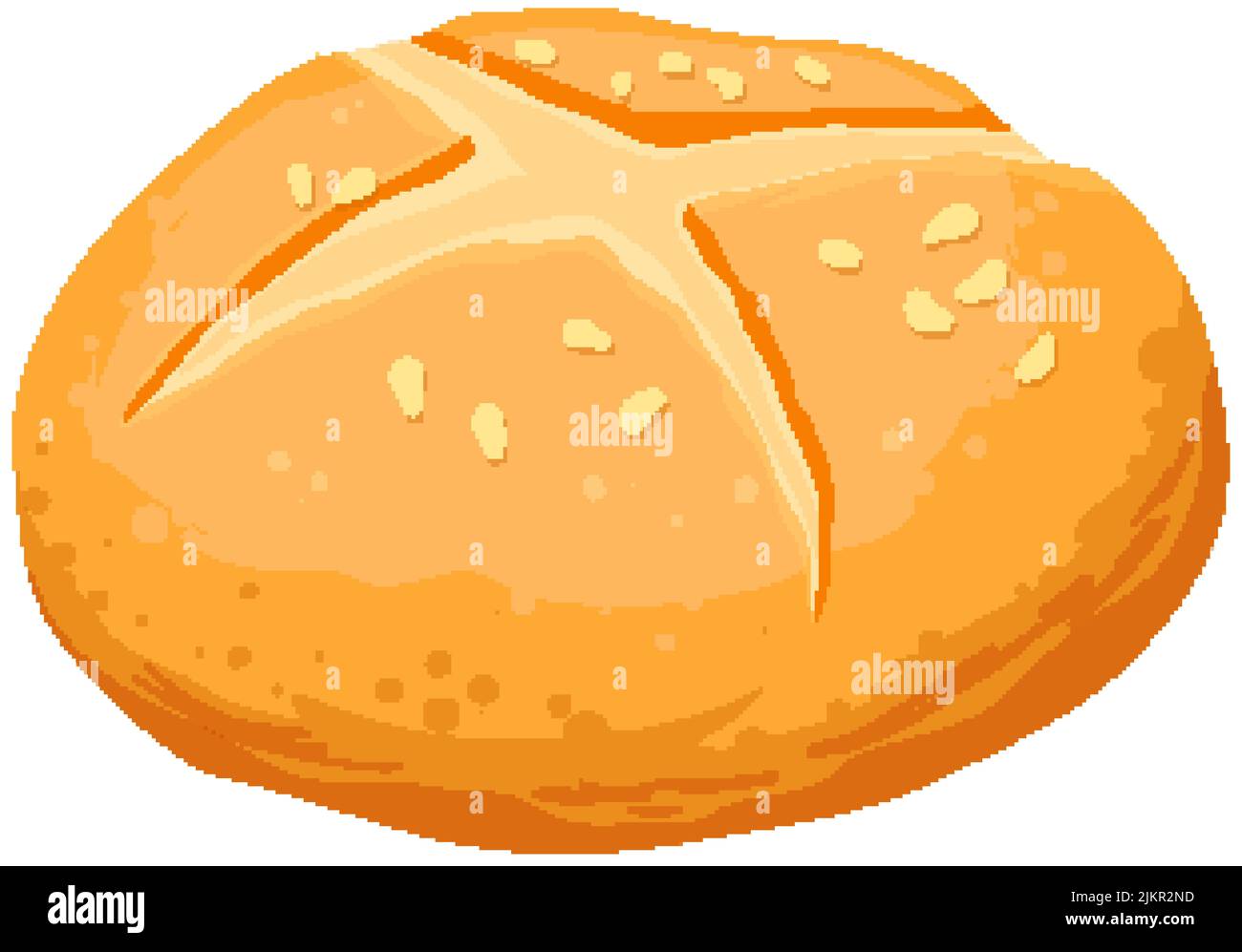 bun bread cartoon vector illustration Stock Vector Image & Art - Alamy