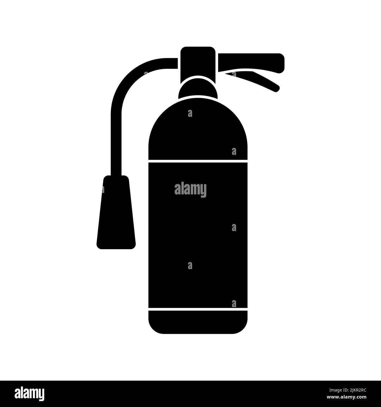 Fire extinguisher vector icon on white background Stock Vector Image ...