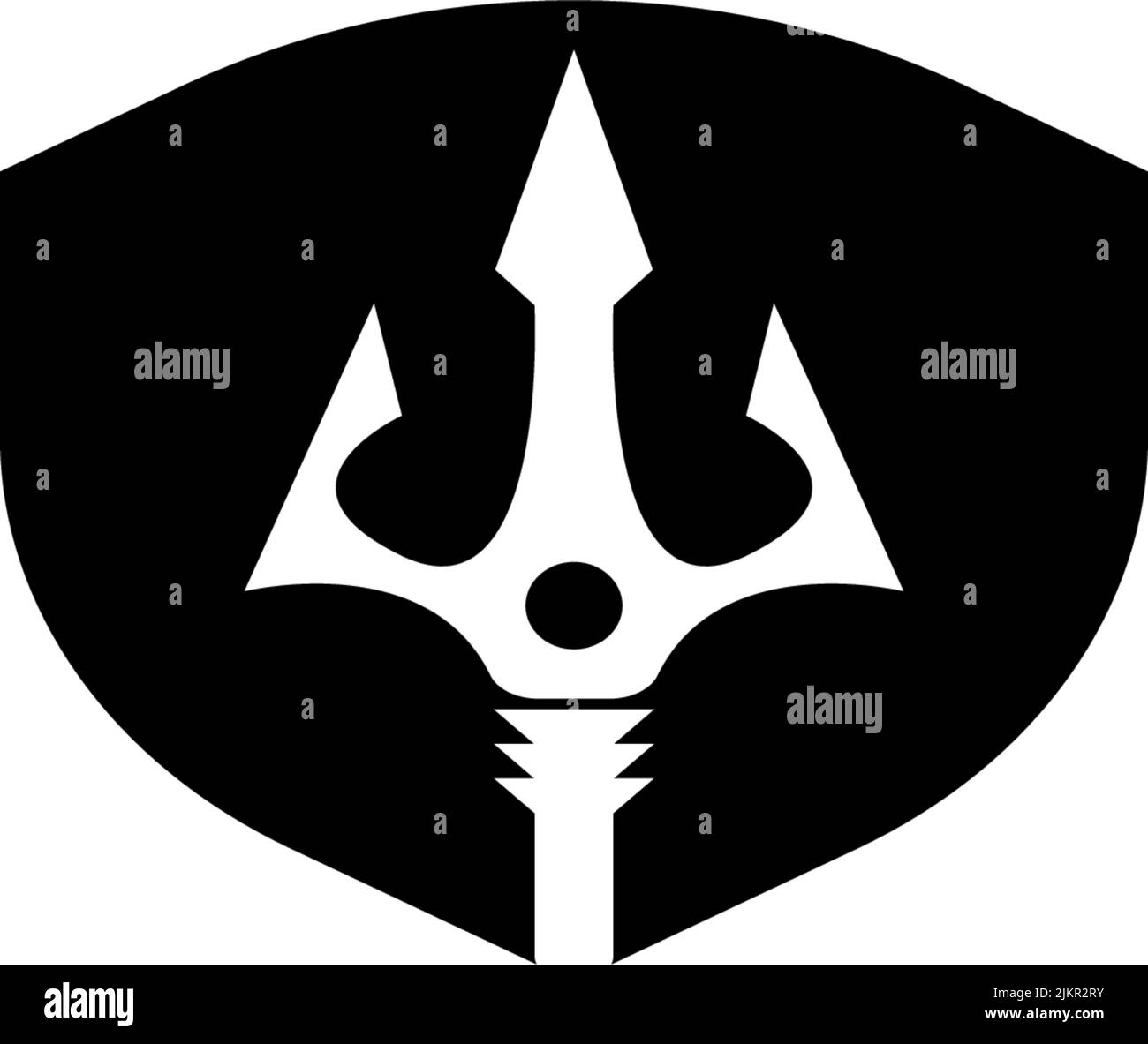 trident logo icon vector illustration design Stock Vector Image & Art ...