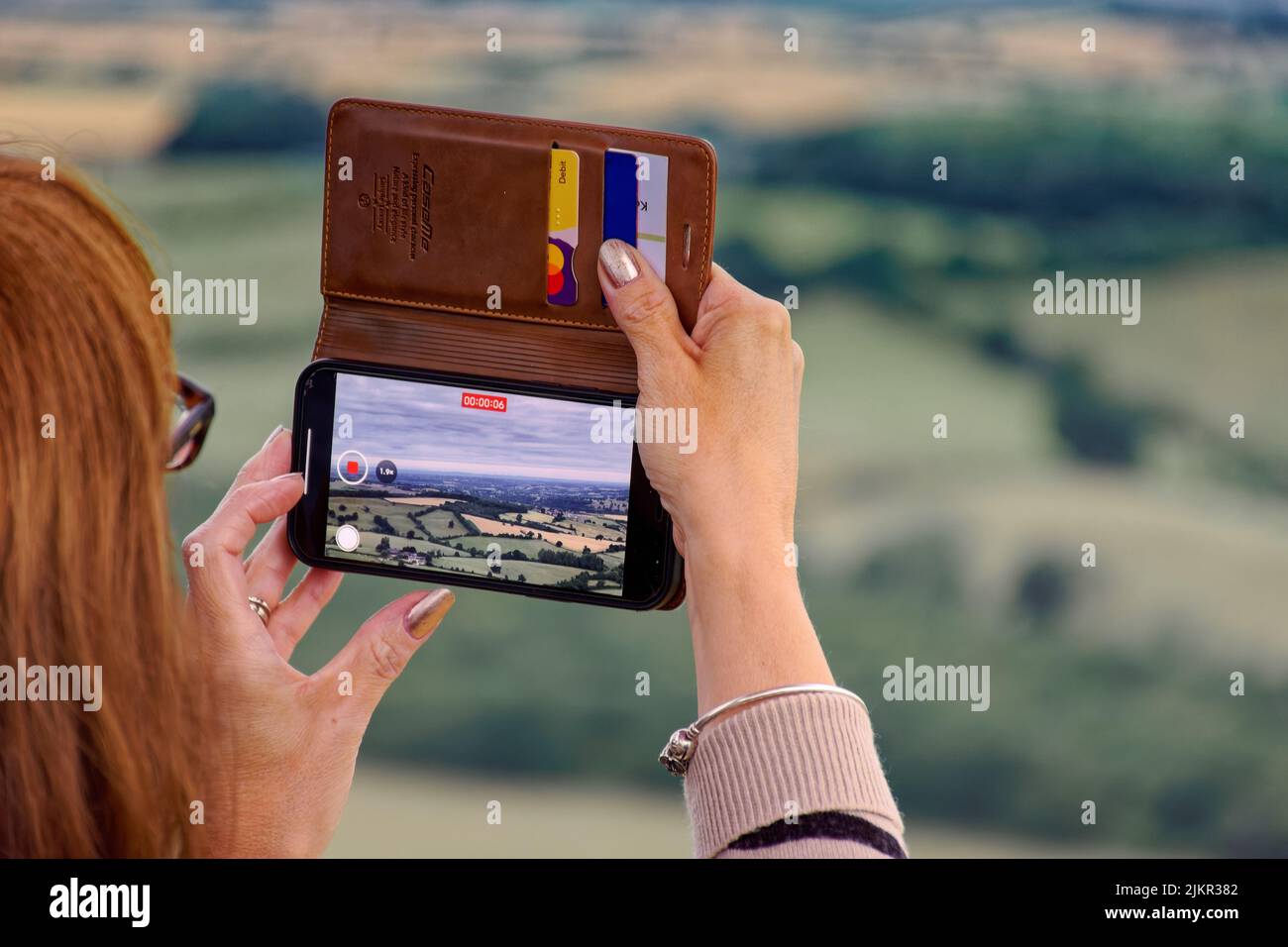 Hot air balloon ride over Bath Stock Photo - Alamy