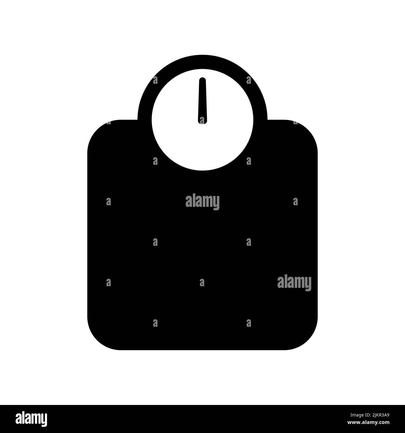 Scale black vector icon on white background Stock Vector Image & Art ...