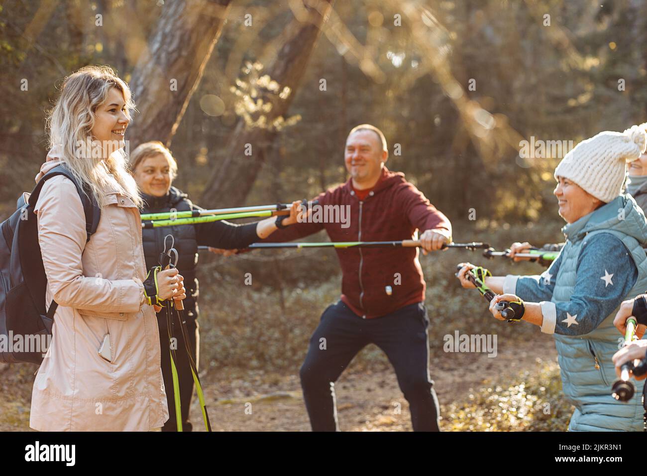 Squat with stick exercise hi-res stock photography and images - Alamy