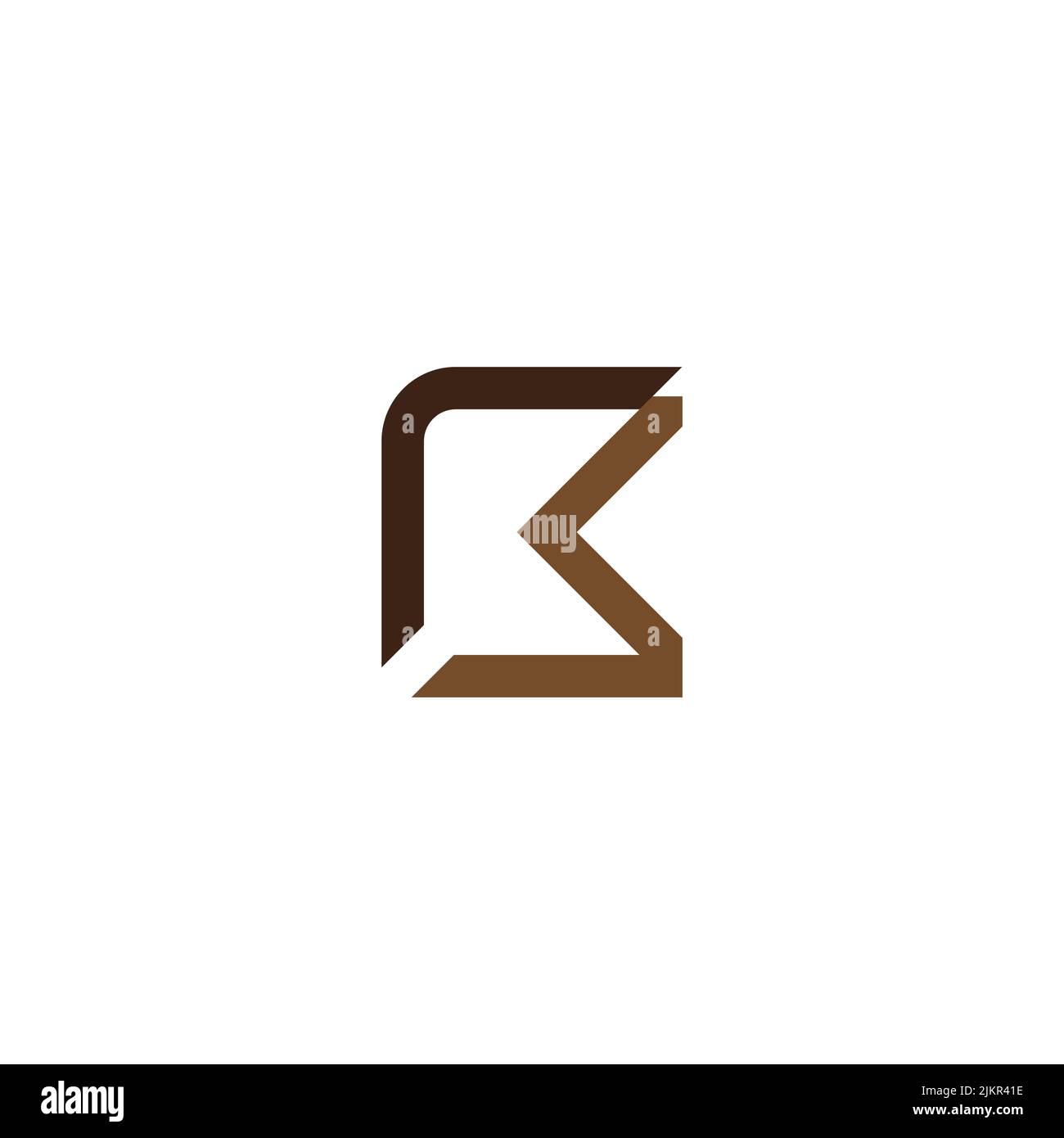 letter rb simple linked geometric line logo vector Stock Vector Image & Art - Alamy