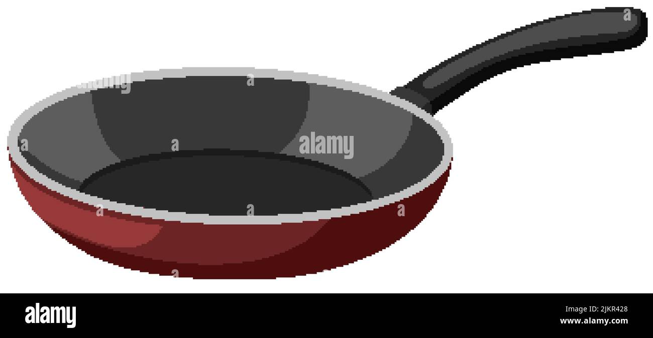 frying pan cartoon vector illustration Stock Vector Image & Art - Alamy