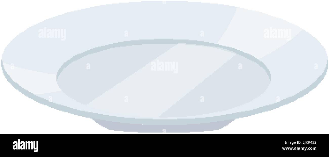 plate cartoon vector illustration Stock Vector Image & Art - Alamy