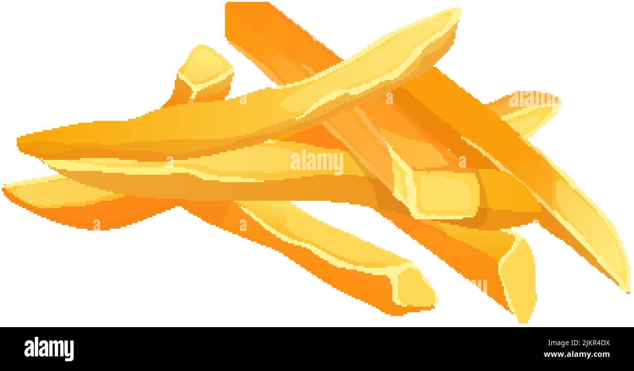 french fries cartoon vector illustration Stock Vector Image & Art - Alamy