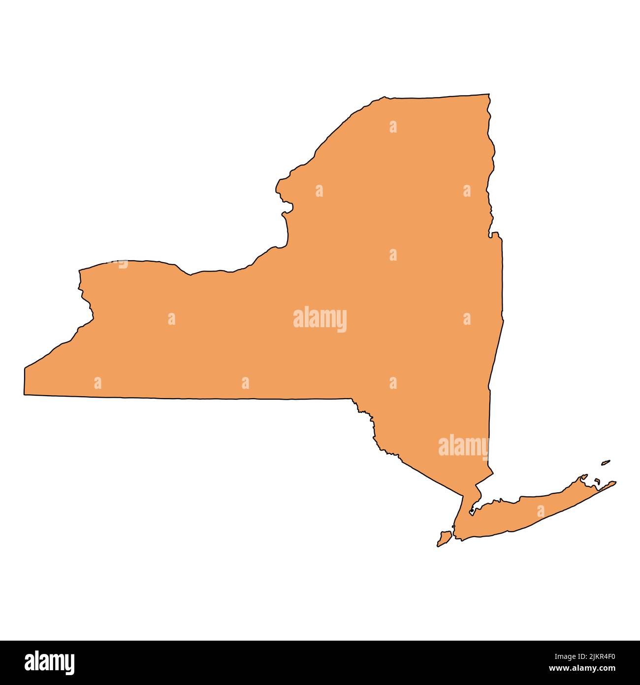 New york map shape, united states of america. Flat concept icon symbol ...