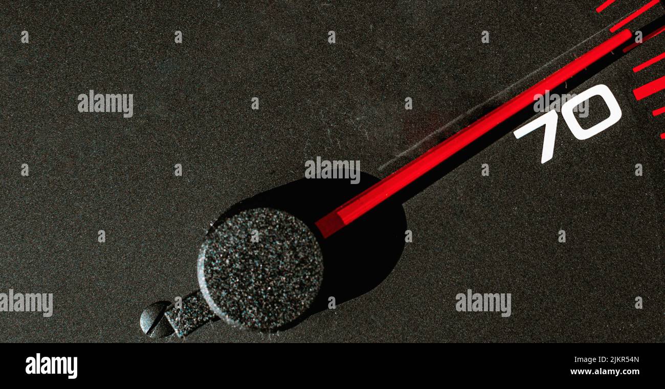 Car speedometer,Car dashboard,Arrow of odometer,tachometer.Close up ...