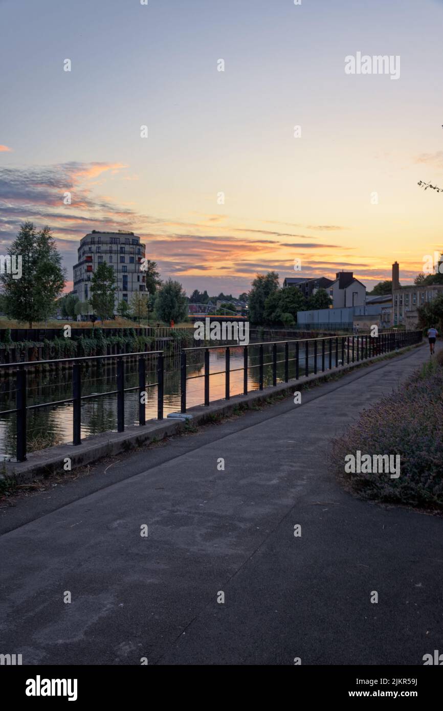Sunset over Bath Stock Photo - Alamy