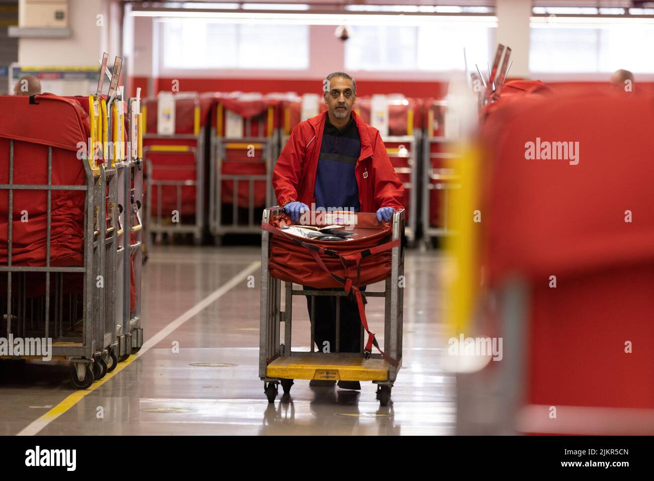 Royal Mail sorting office at Mount Pleasant, London, England, United ...