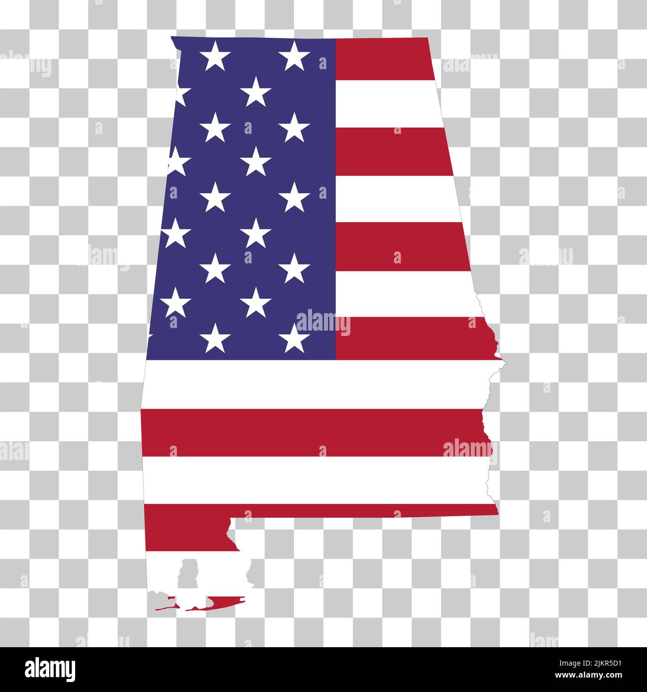Alabama shape, united states of america. Flat concept icon symbol ...