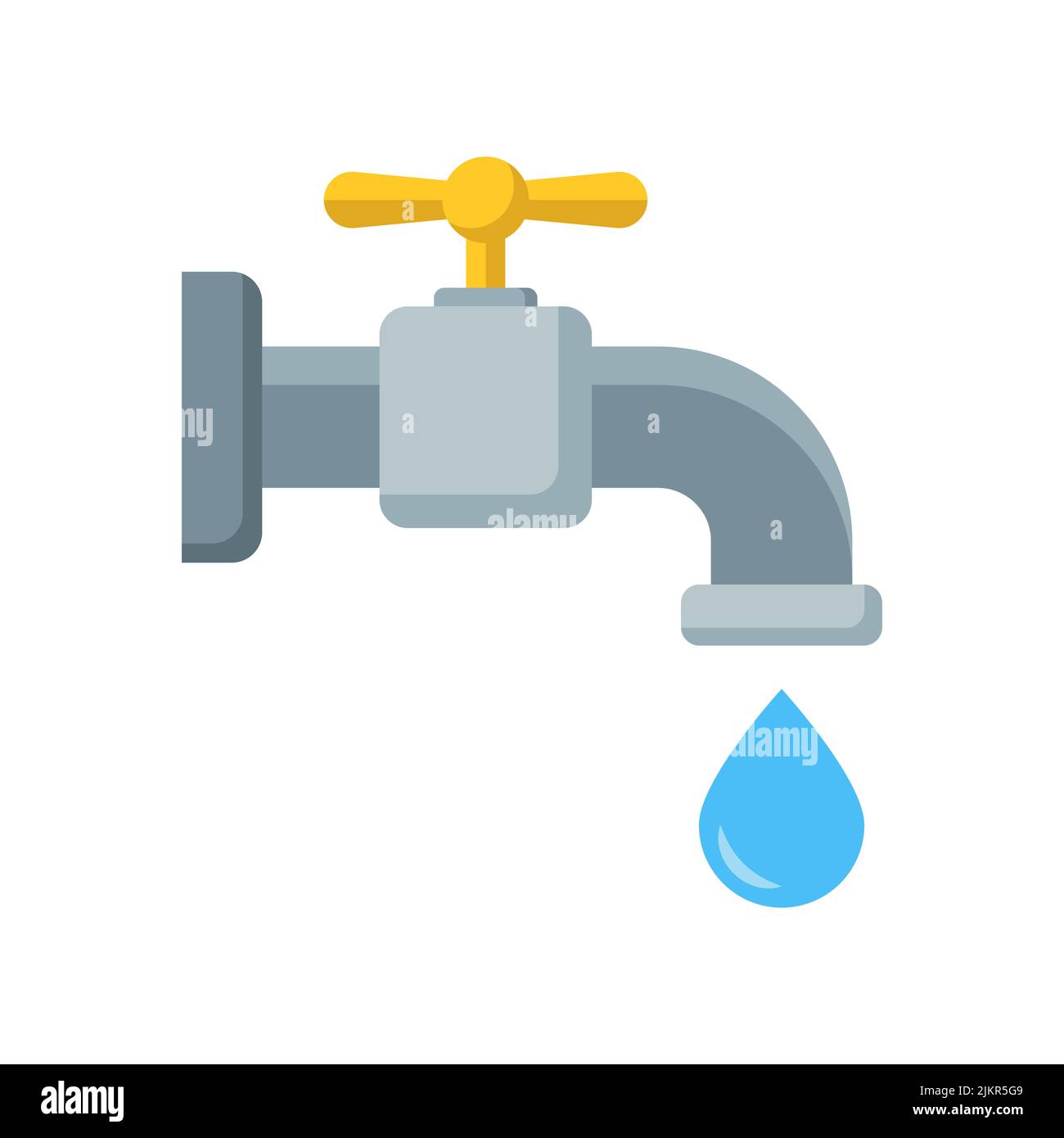 Blue tap water Stock Vector Images - Alamy