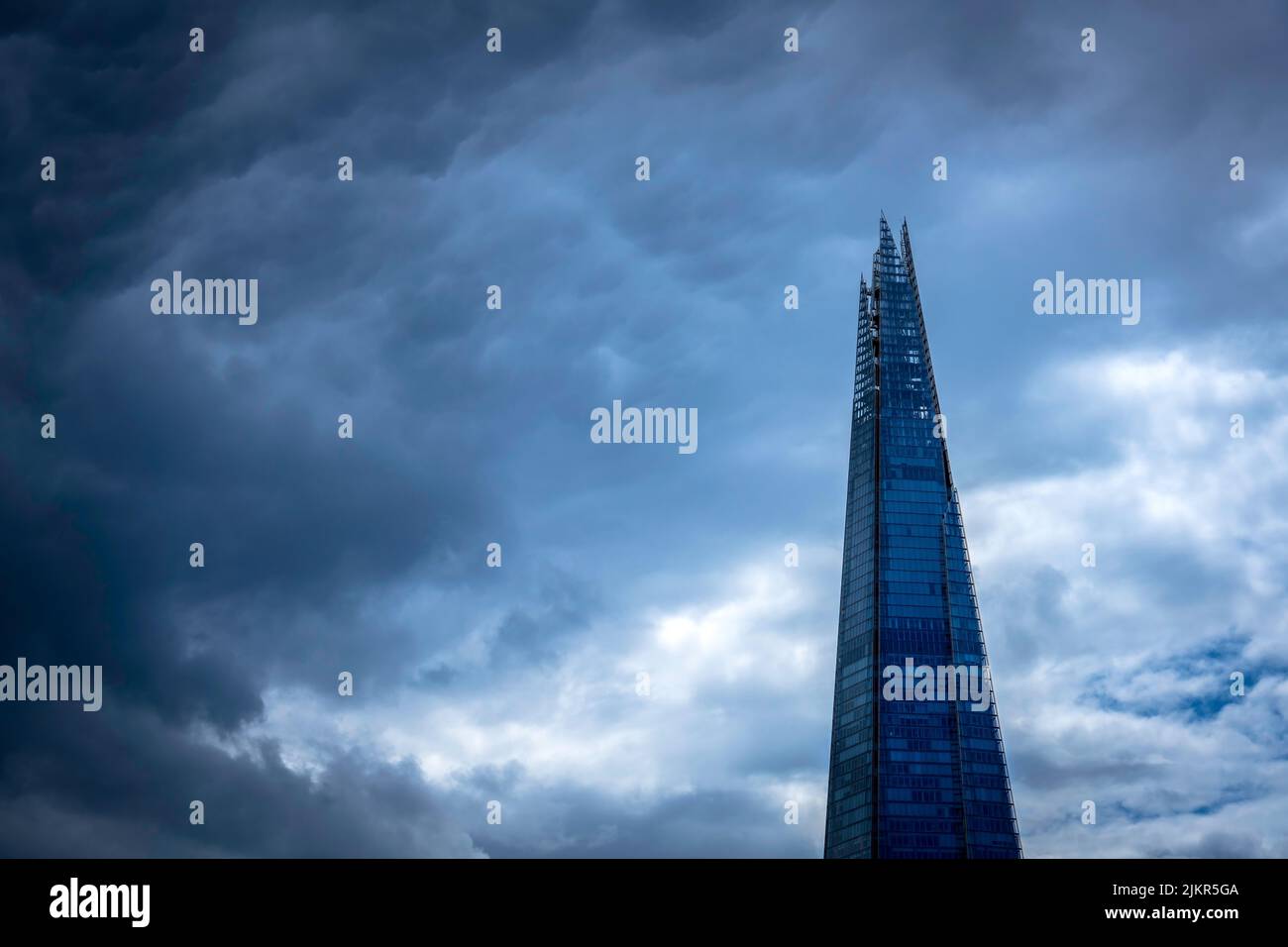 Close up the Shard and clouds, London, UK Stock Photo - Alamy