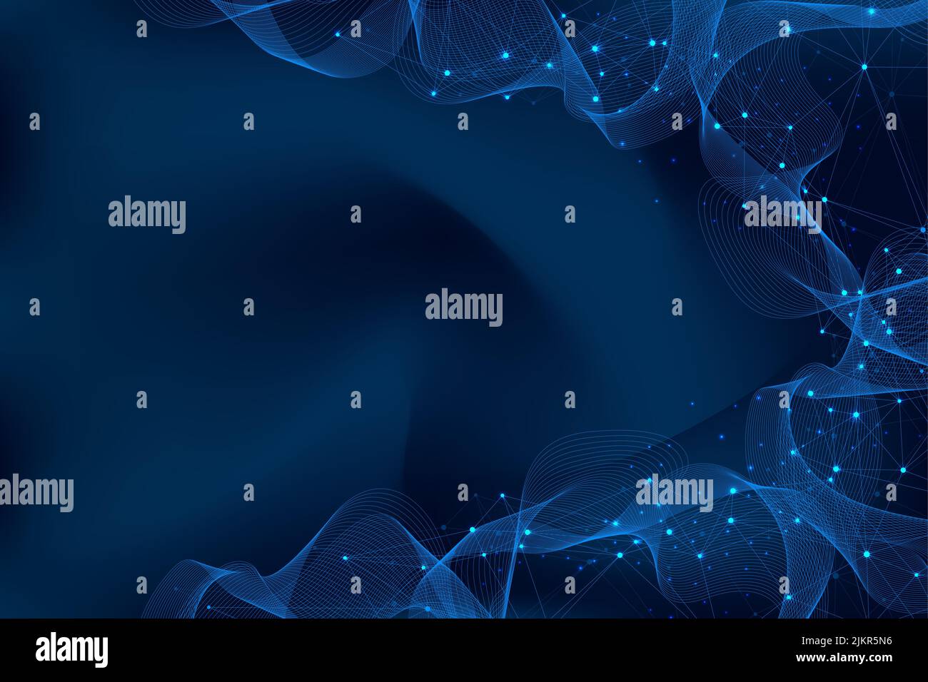 Abstract Plexus Background With Connected Lines And Dots Wave Flow Plexus Geometric Effect Big
