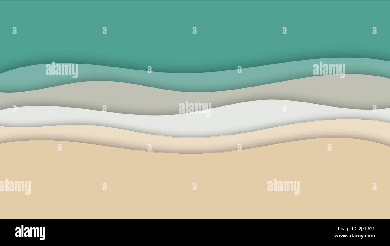 Minimal beach Stock Vector Images - Alamy