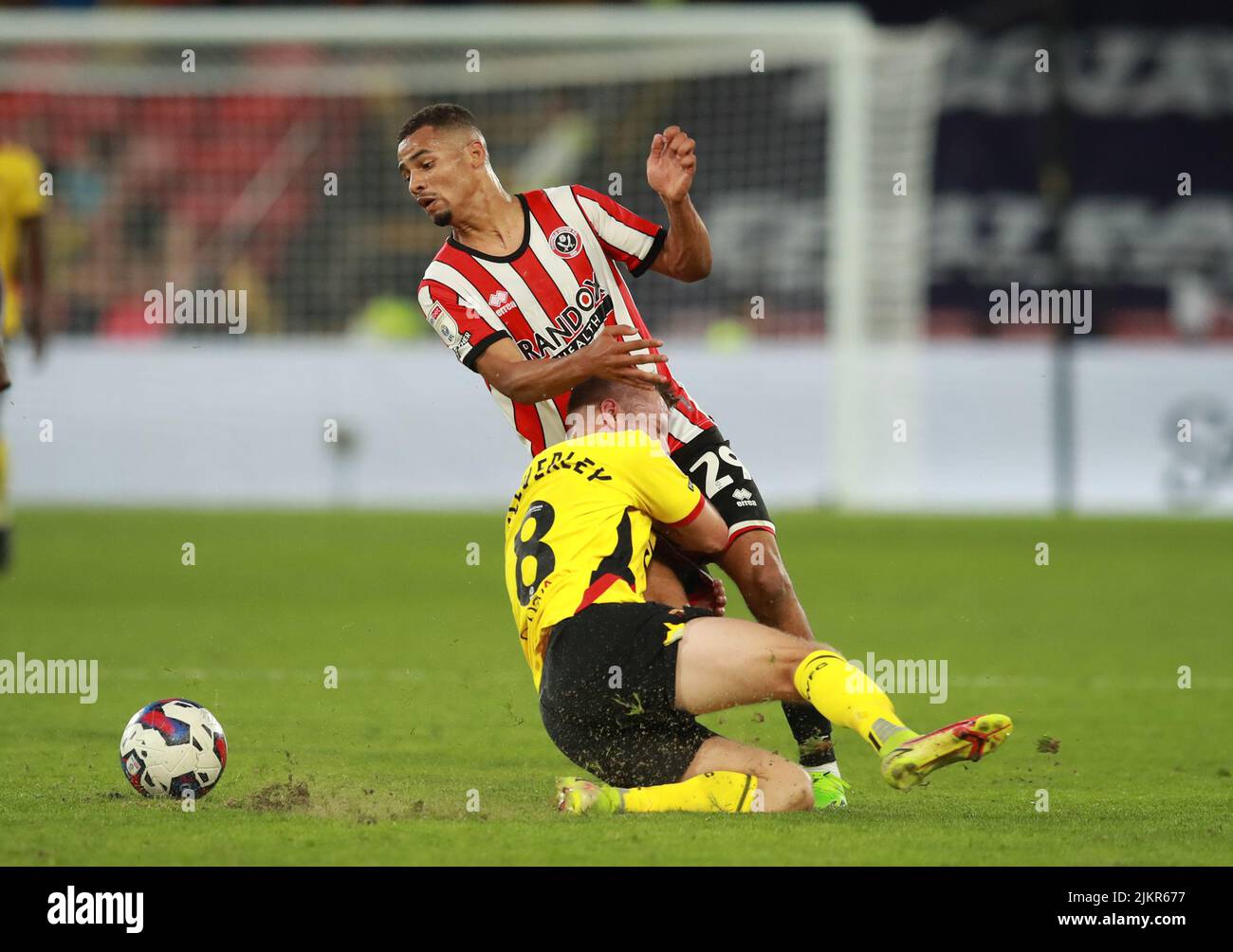 Watford, England, 1st August 2022. lliman Ndiaye of Sheffield Utd ...
