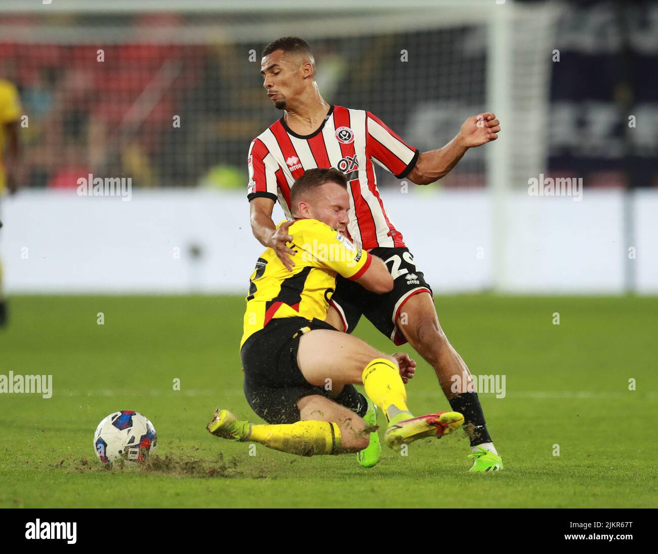 Watford, England, 1st August 2022. lliman Ndiaye of Sheffield Utd ...