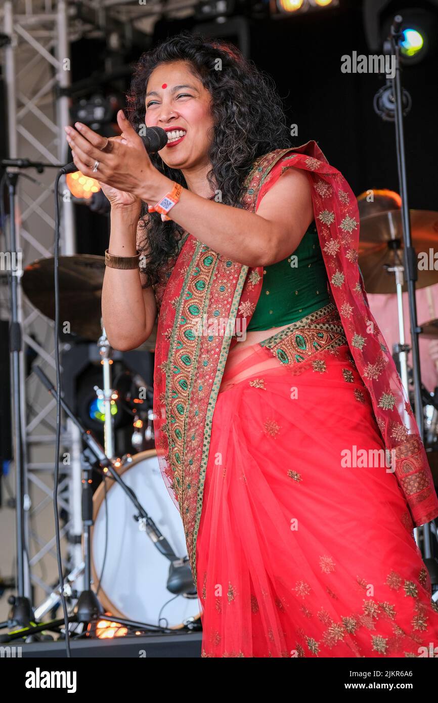 Sohini Alam of Khiyo performs on stage during the 40th Anniversary of ...