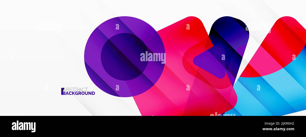 Primitive geometric shapes - line, triangle, square and circle ...