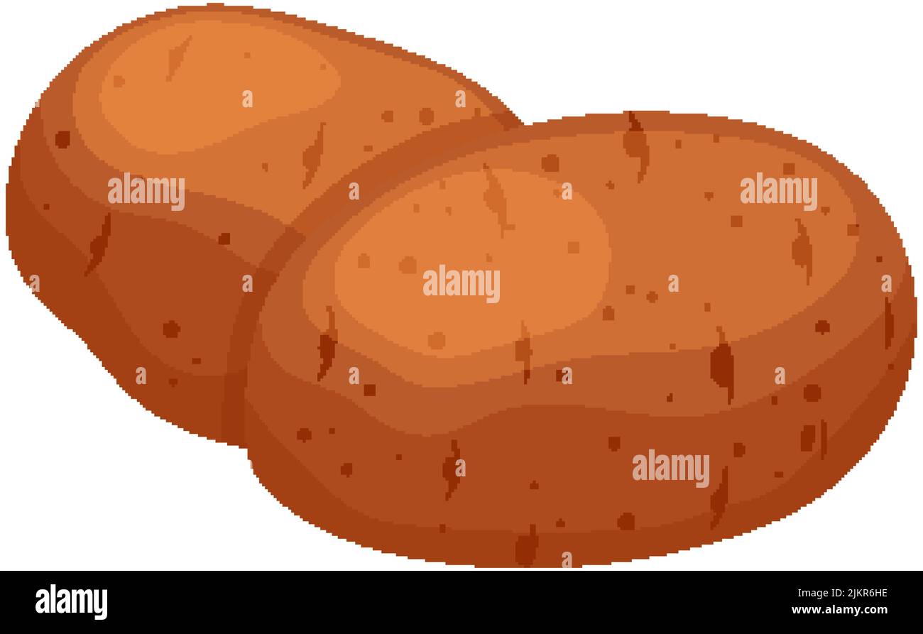 potato vegetable cartoon vector illustration Stock Vector Image & Art ...