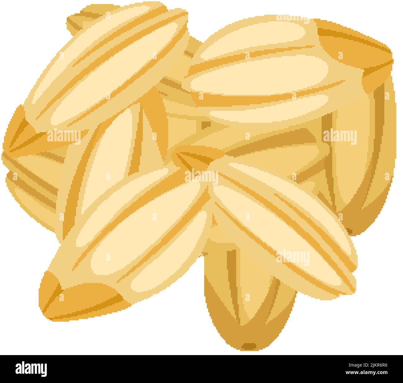 rice grain cartoon vector illustration Stock Vector Image & Art - Alamy
