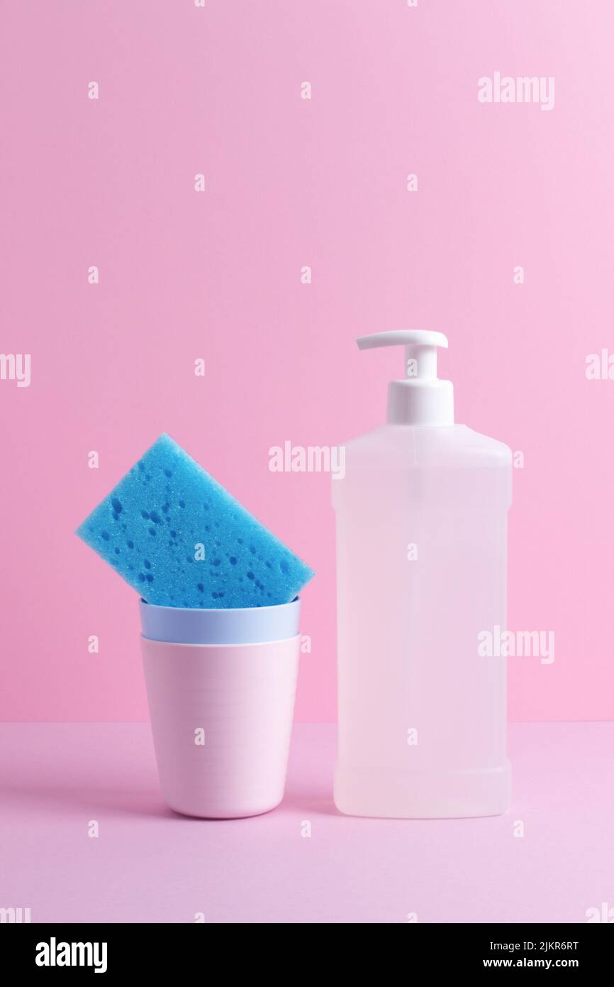 Colorful cleaning supplies composition hi-res stock photography and ...