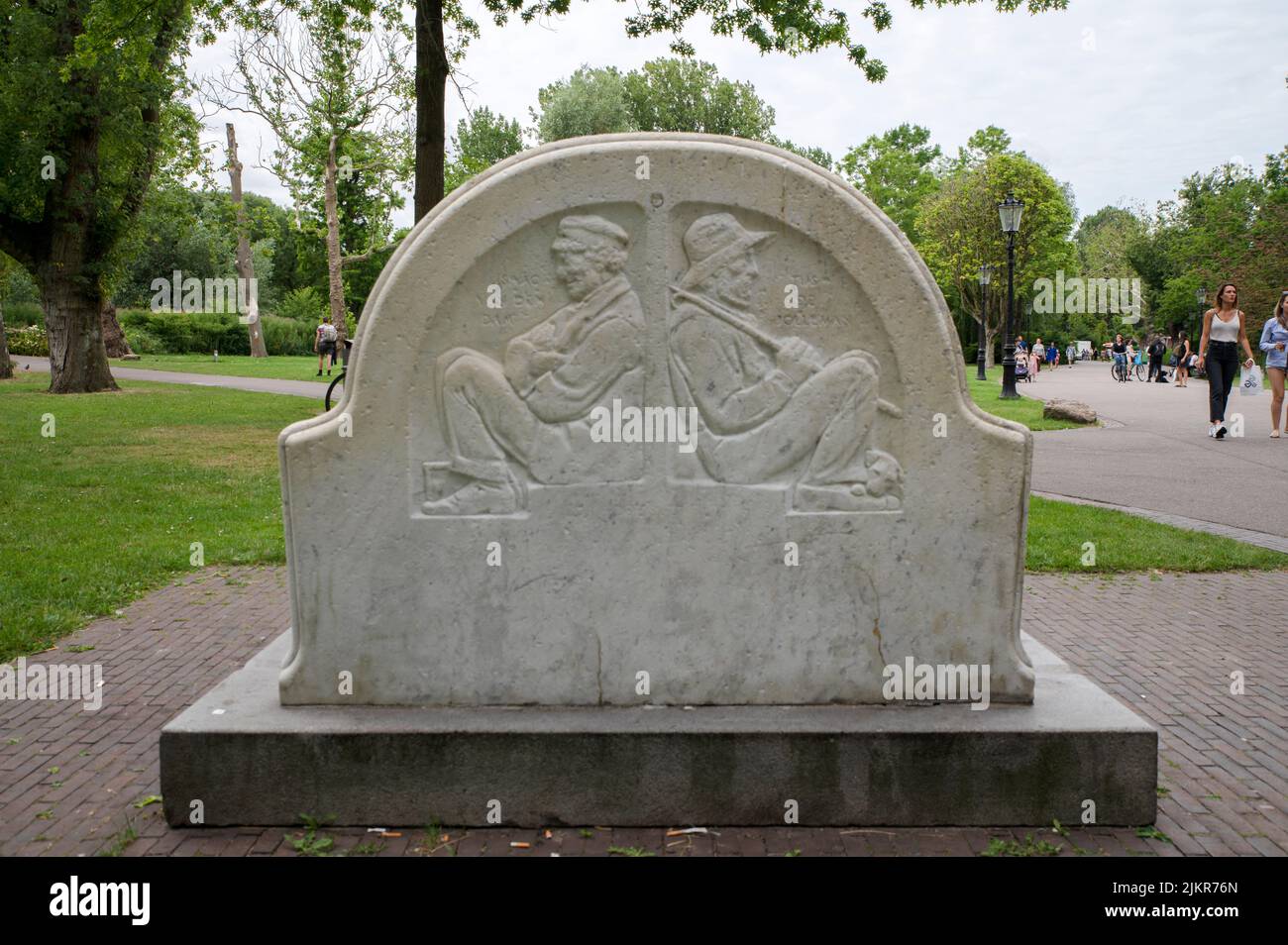 Justus van Maurikbank Bench At The Oosterpark At Amsterdam The ...