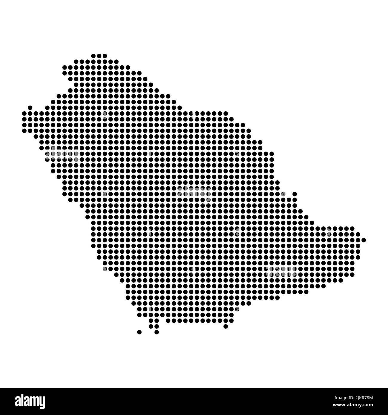 Saudi arabia high detailed map, geography graphic icon country, asia ...