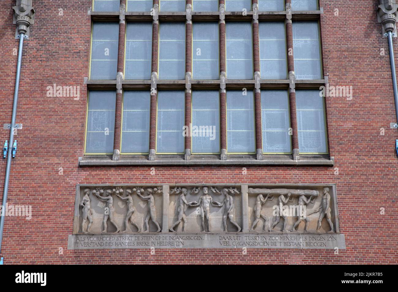 Ornament Beurs Van Berlage Building At The At Amsterdam The Netherlands ...