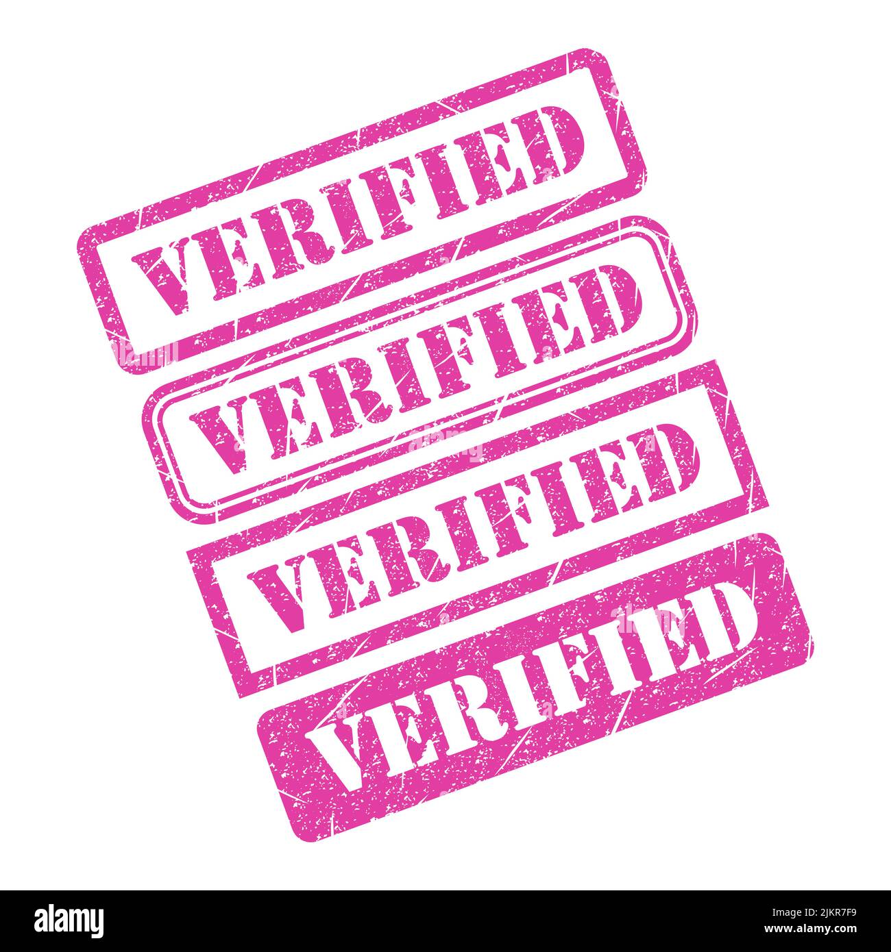 Set of Verified stamp symbol, label sticker sign button, text banner ...